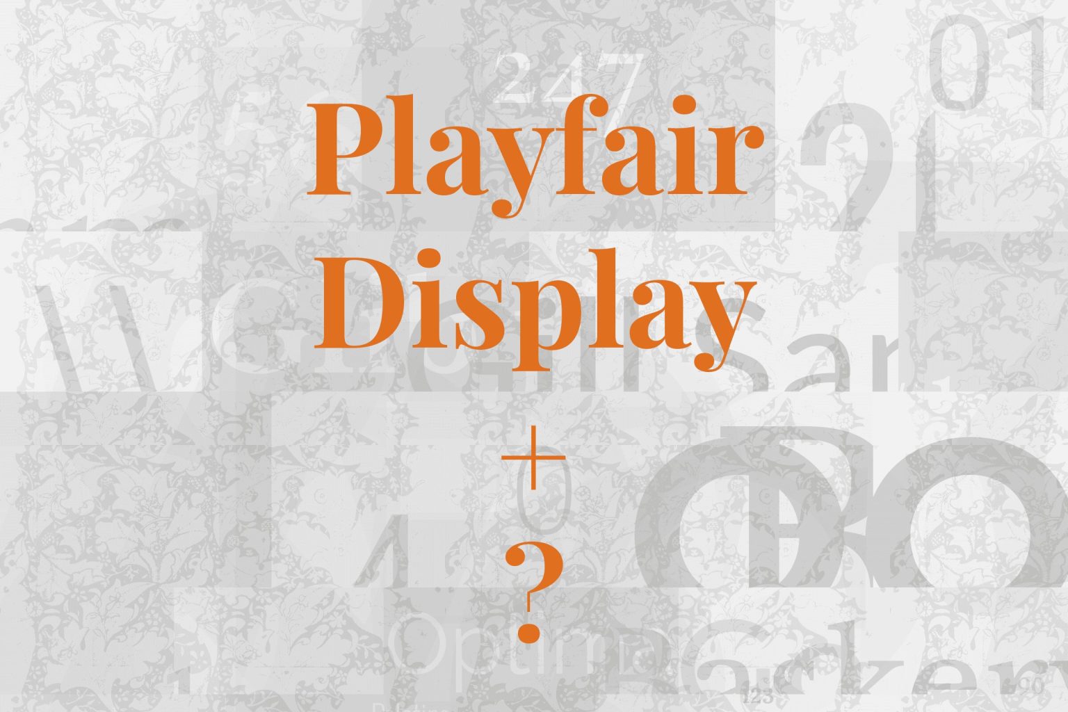 What Fonts Go With Playfair Display? - BonFX
